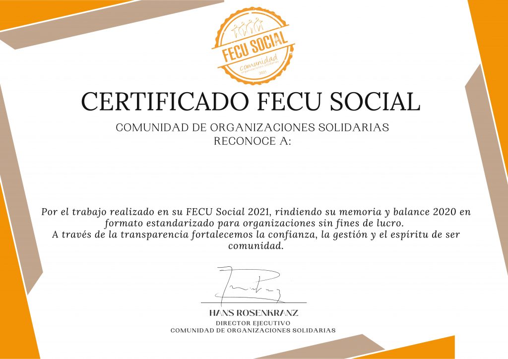 FECU Social – Fundación María de la Luz